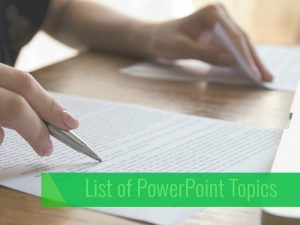 Easy Interesting Powerpoint Topics